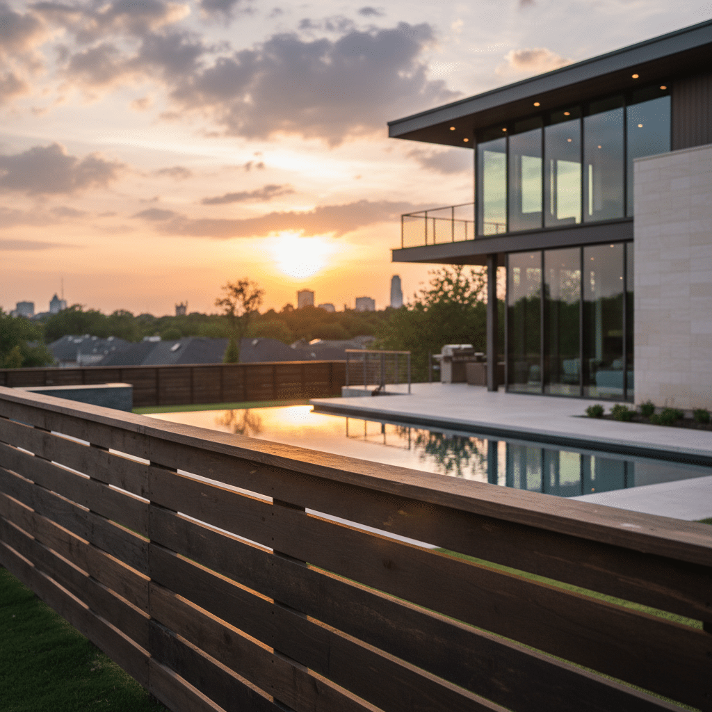 Rustic vs Modern Fence Styles: What Fits Your Home? - DFW Fence ...